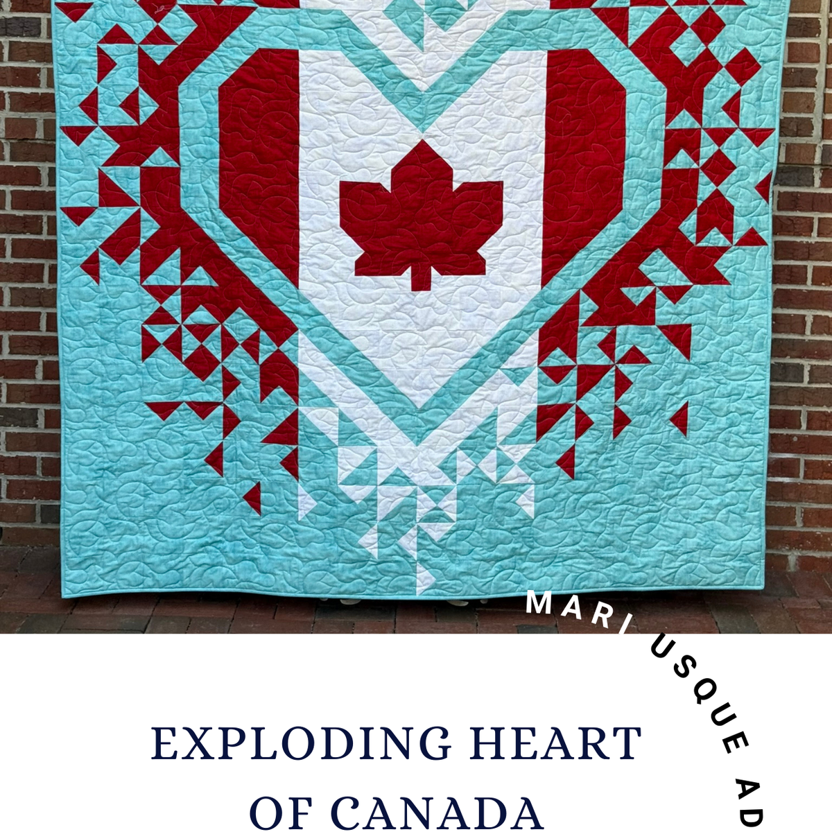 Exploding Heart of Canada Pattern – Threaded Lines