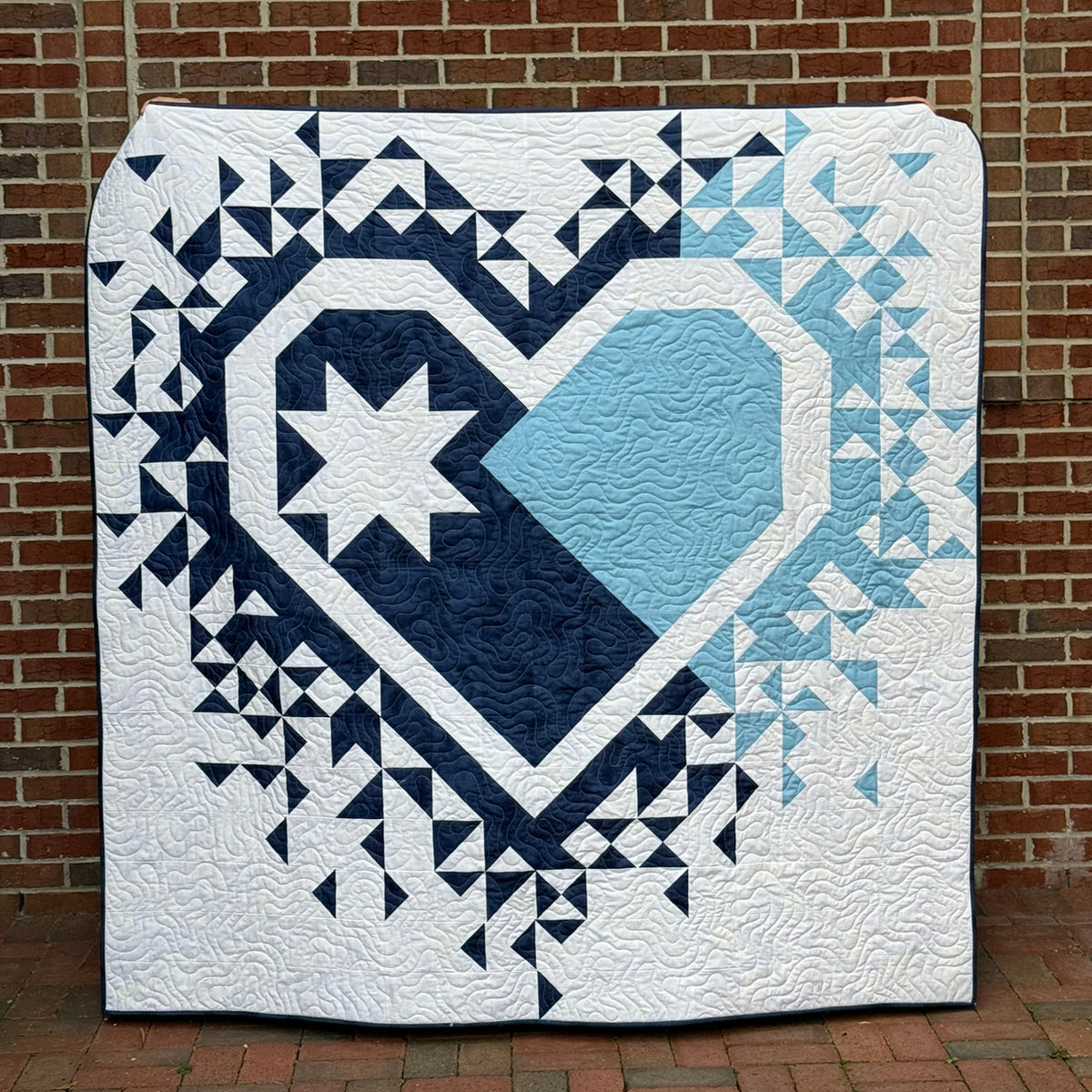 Exploding Heart of Minnesota Pattern – Threaded Lines