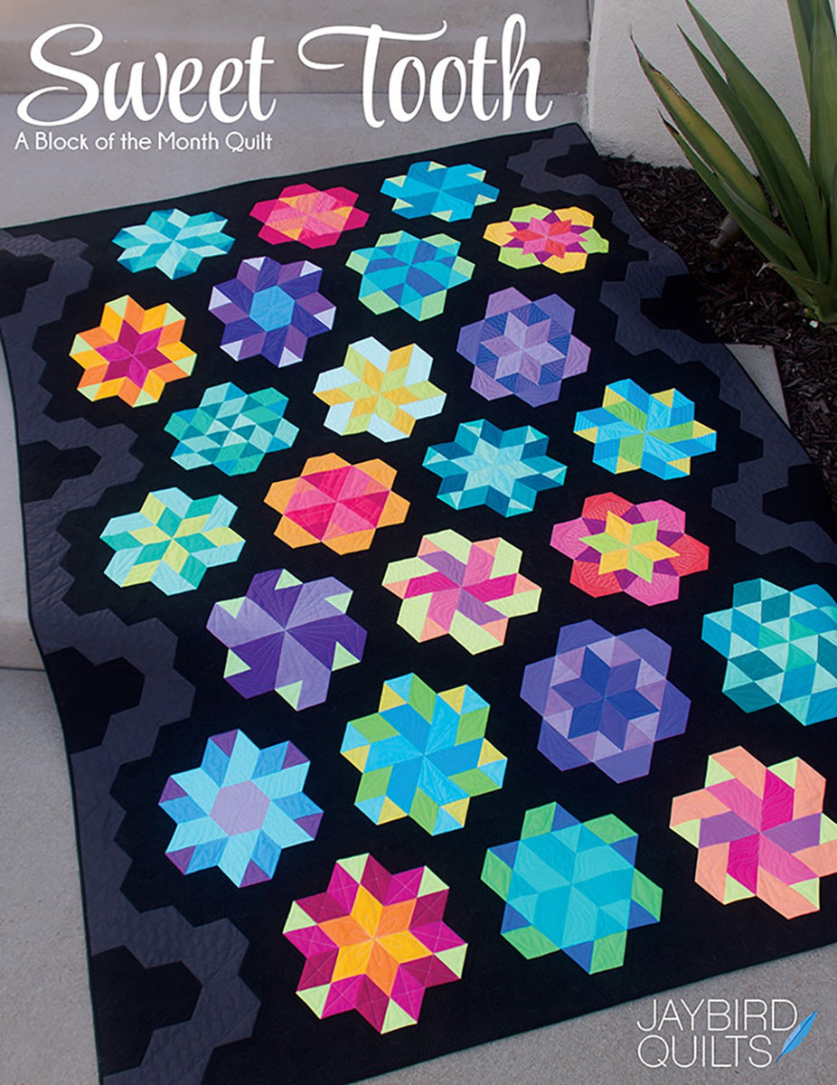 Jaybird - Sweet Tooth - Block of the Month Quilt – Threaded Lines