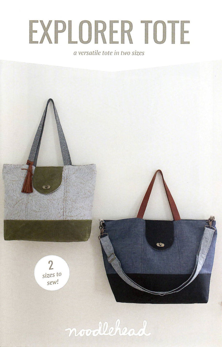 Noodlehead - Explorer Tote Pattern – Threaded Lines