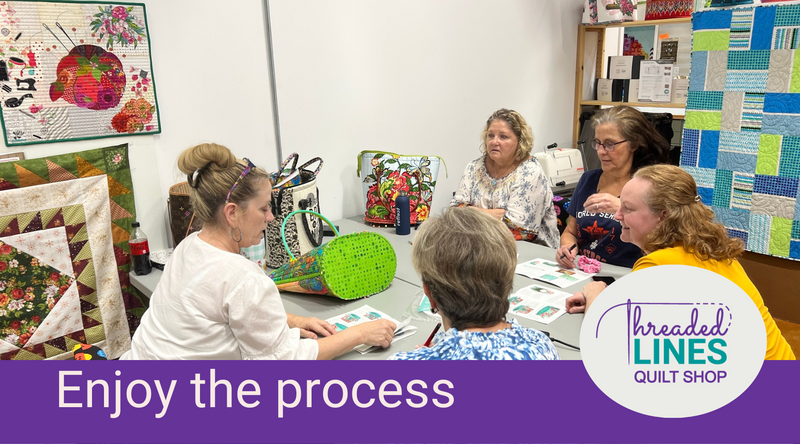 Quilting Tip #10 - Enjoy the Process – Threaded Lines