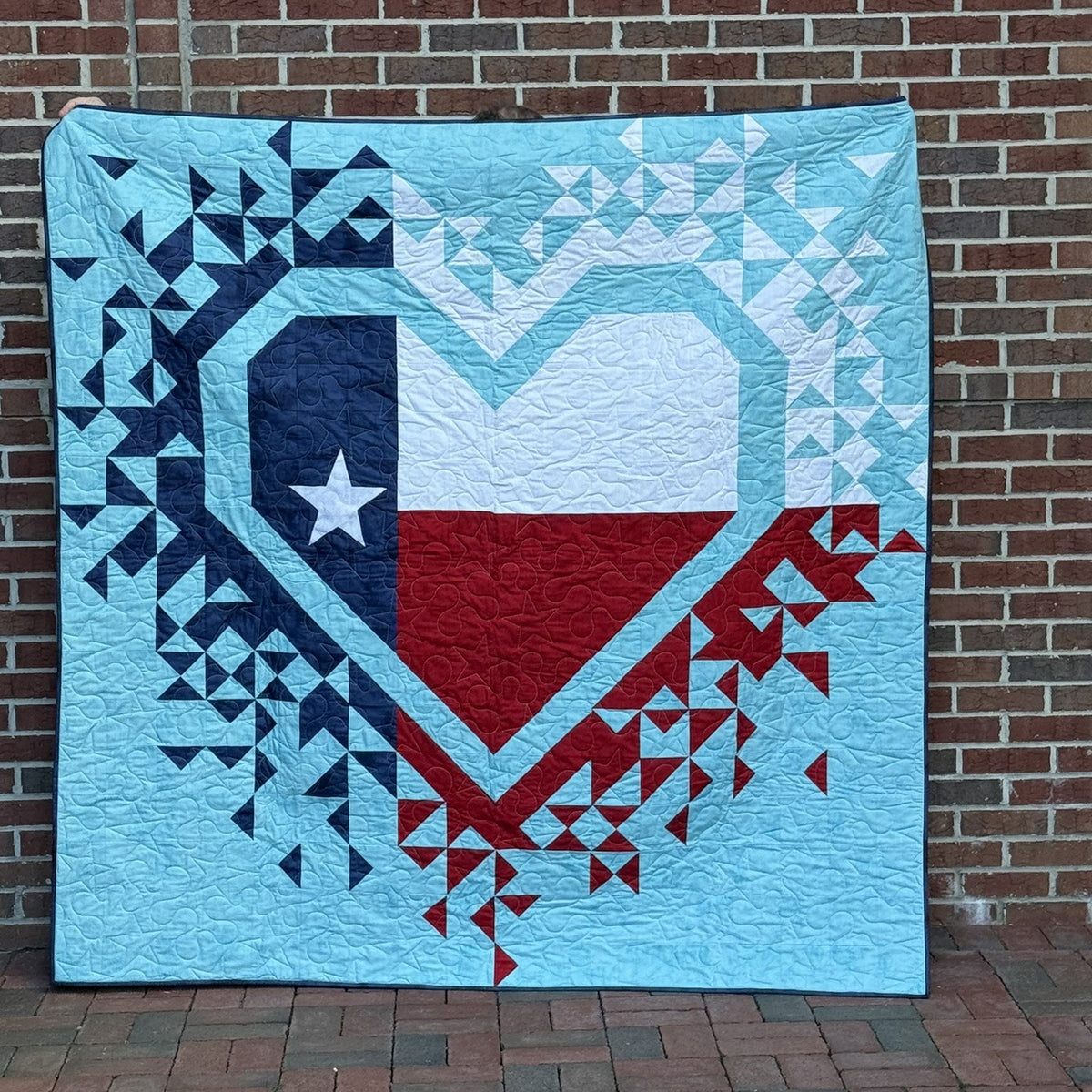 Exploding Heart of Texas Quilt Pattern – Threaded Lines