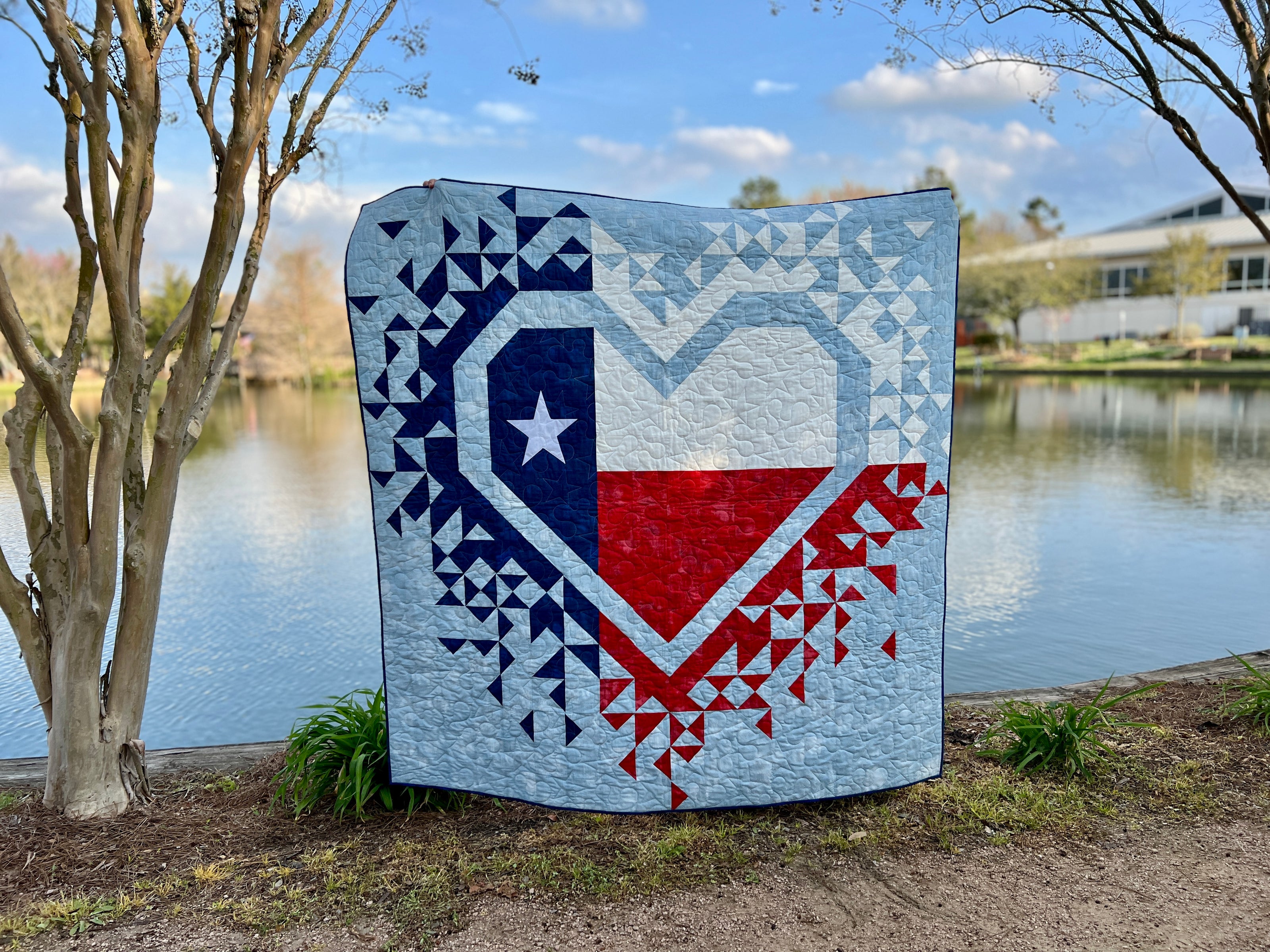 Exploding Heart of Texas Quilt Kit - Canvas – Threaded Lines