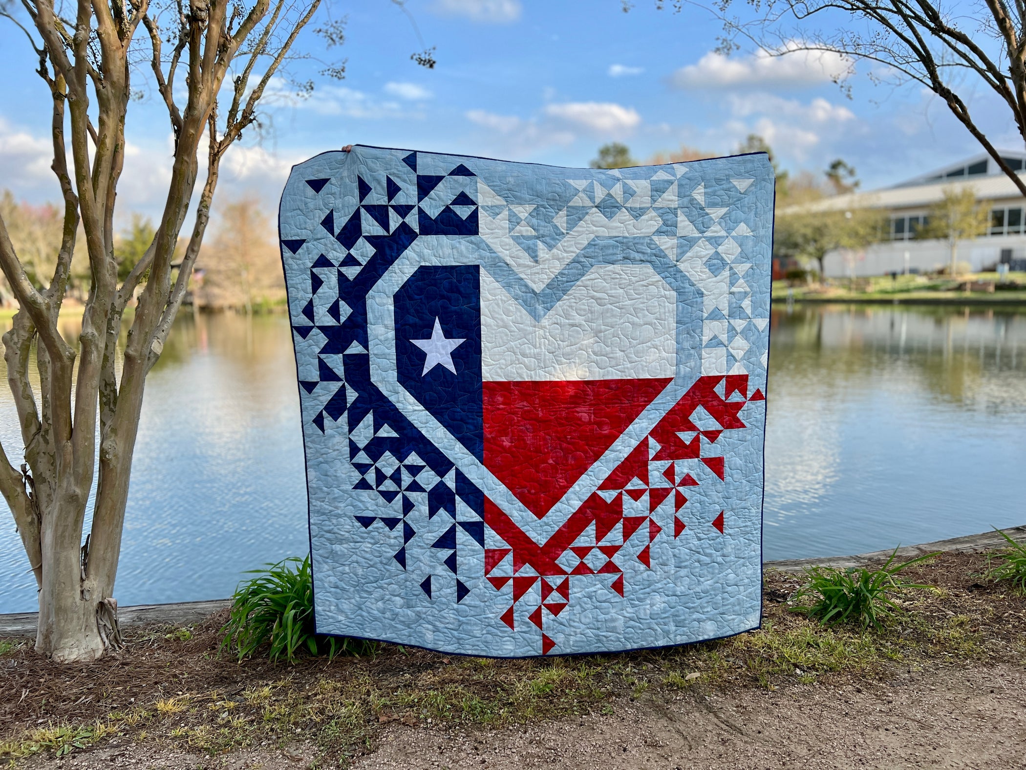 Exploding Heart of Texas Quilt Kit - Canvas – Threaded Lines