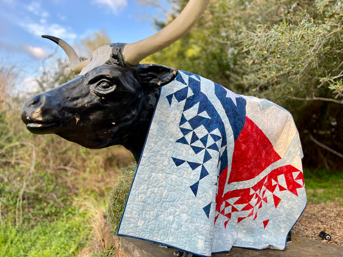 Exploding Heart of Texas Quilt Kit - Canvas – Threaded Lines