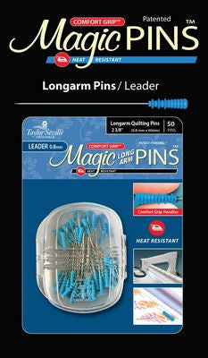 Magic Pins Long Arm Leader 50pc – Threaded Lines