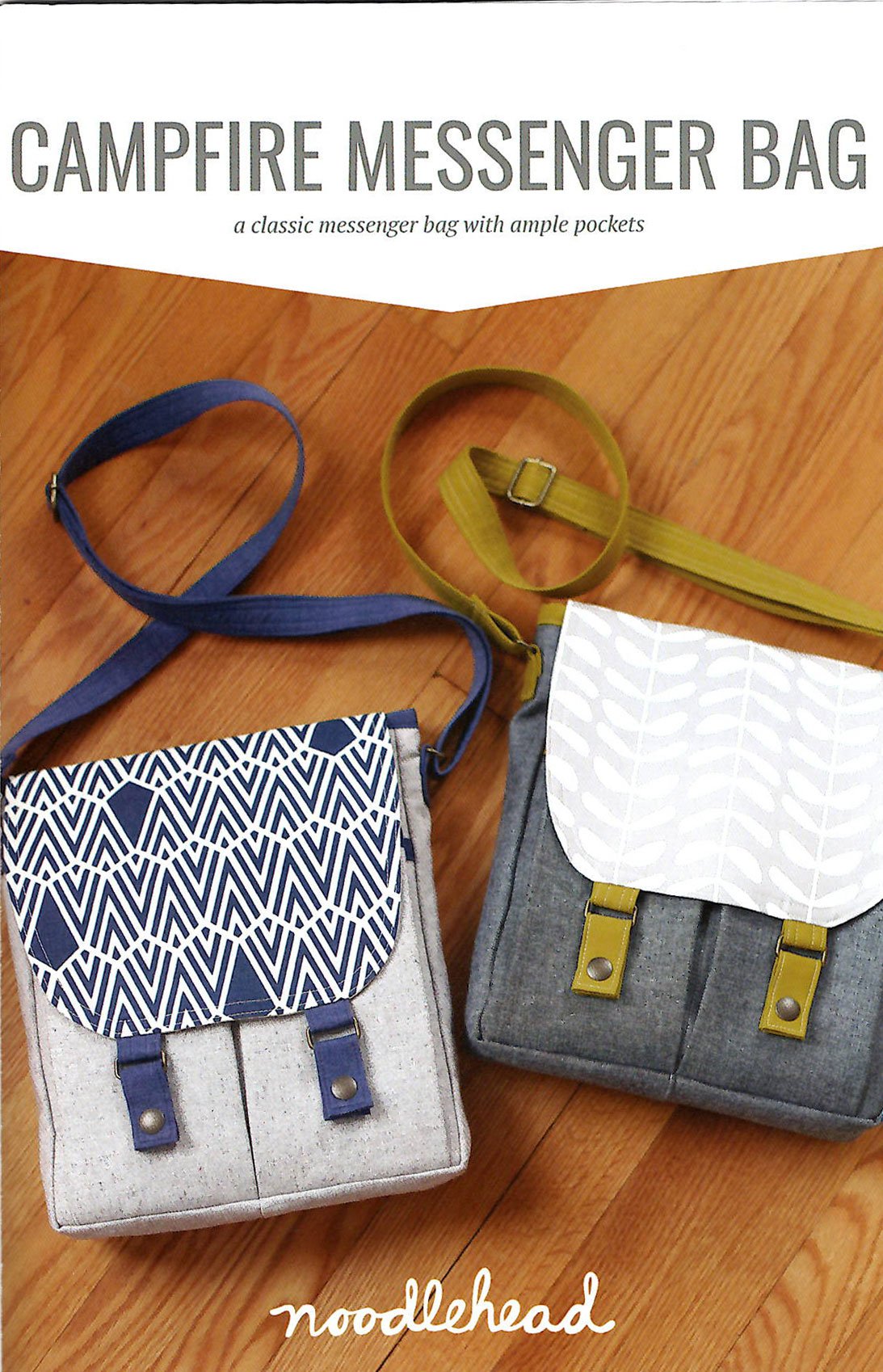 Noodlehead - Campfire Messenger Bag Pattern – Threaded Lines