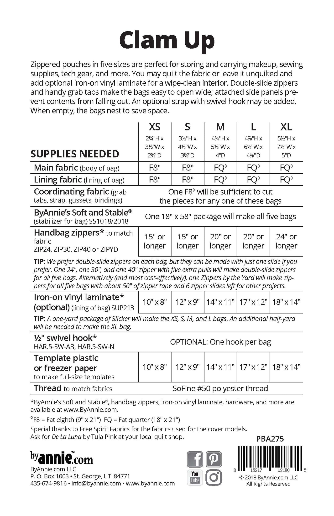 byAnnie Pattern - Clam Up – Threaded Lines