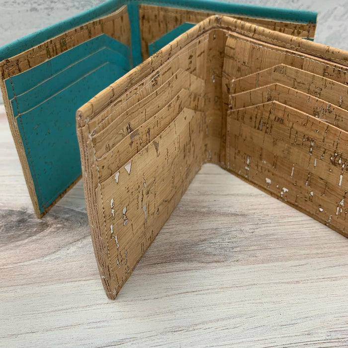 Cork Wallet Pattern – Threaded Lines