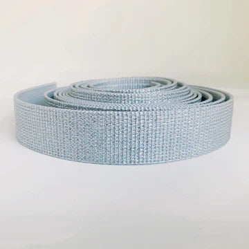 sewhungryhippie Glitter Webbing Silver – Threaded Lines